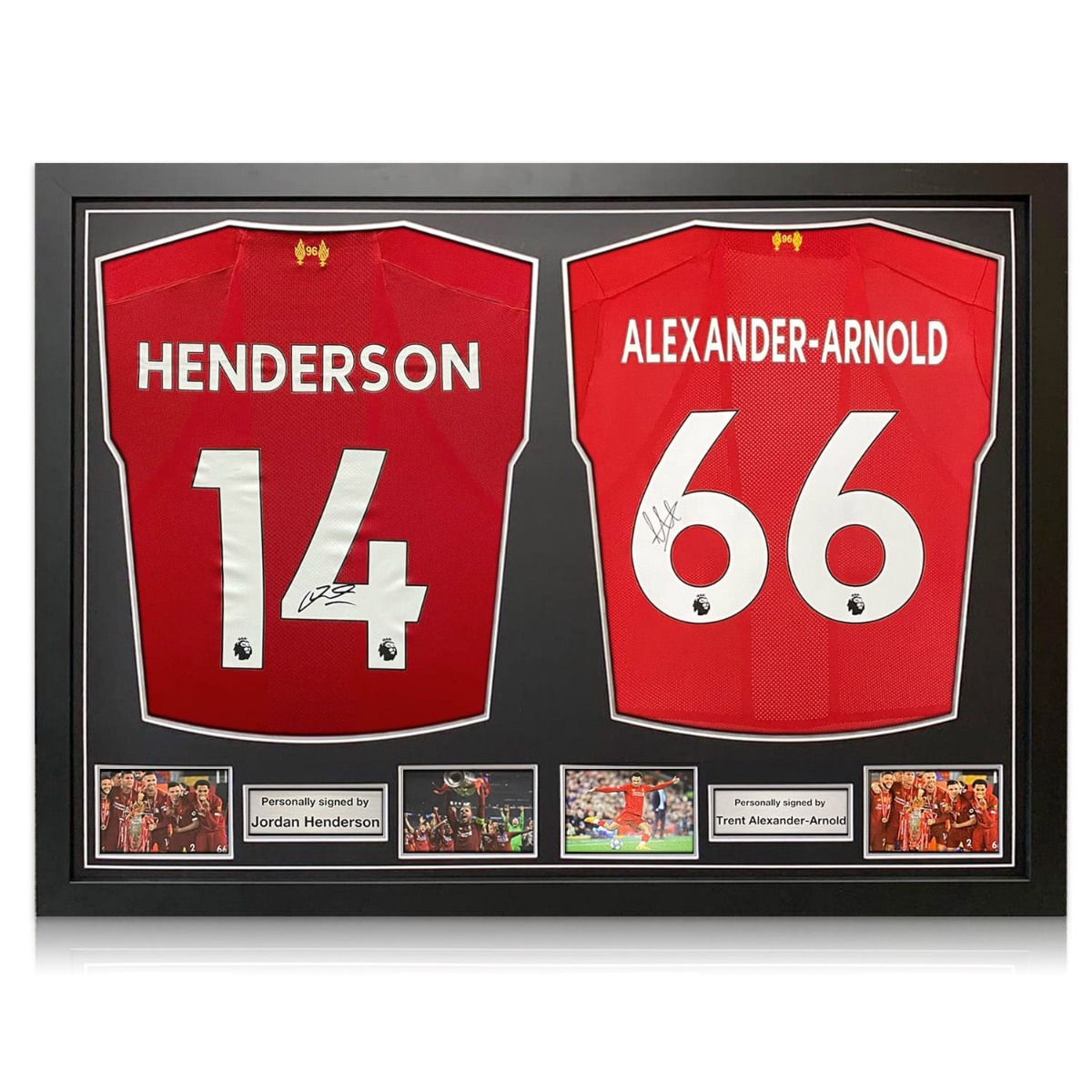 Jordan Henderson And Trent Alexander-Arnold Signed Liverpool Football ...