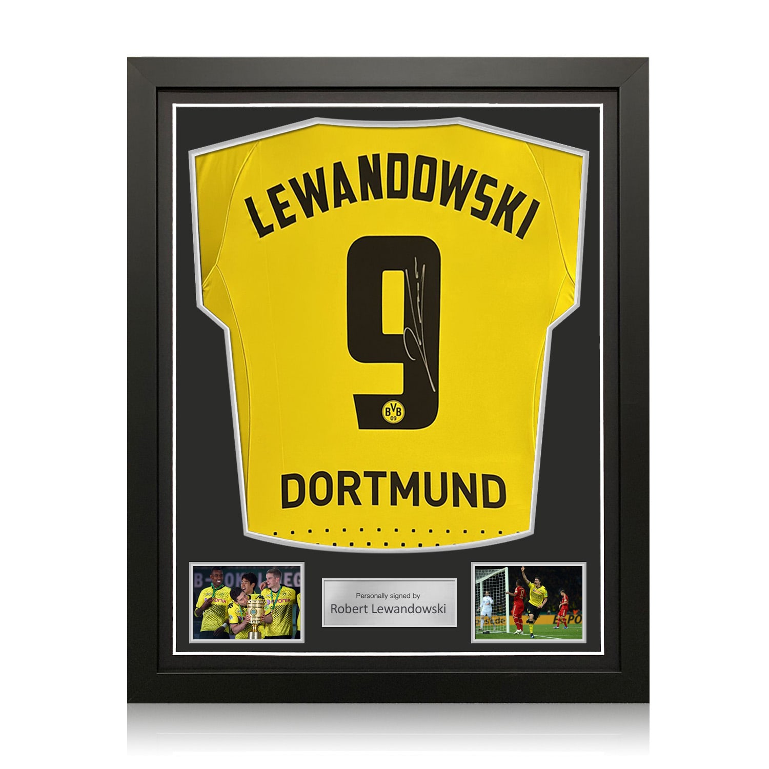 Robert Lewandowski Signed Original Borussia Dortmund 2011-12 Football ...
